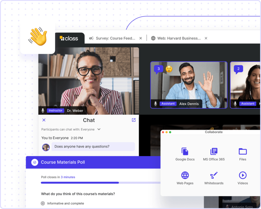 Online Learning for Higher Education | Class