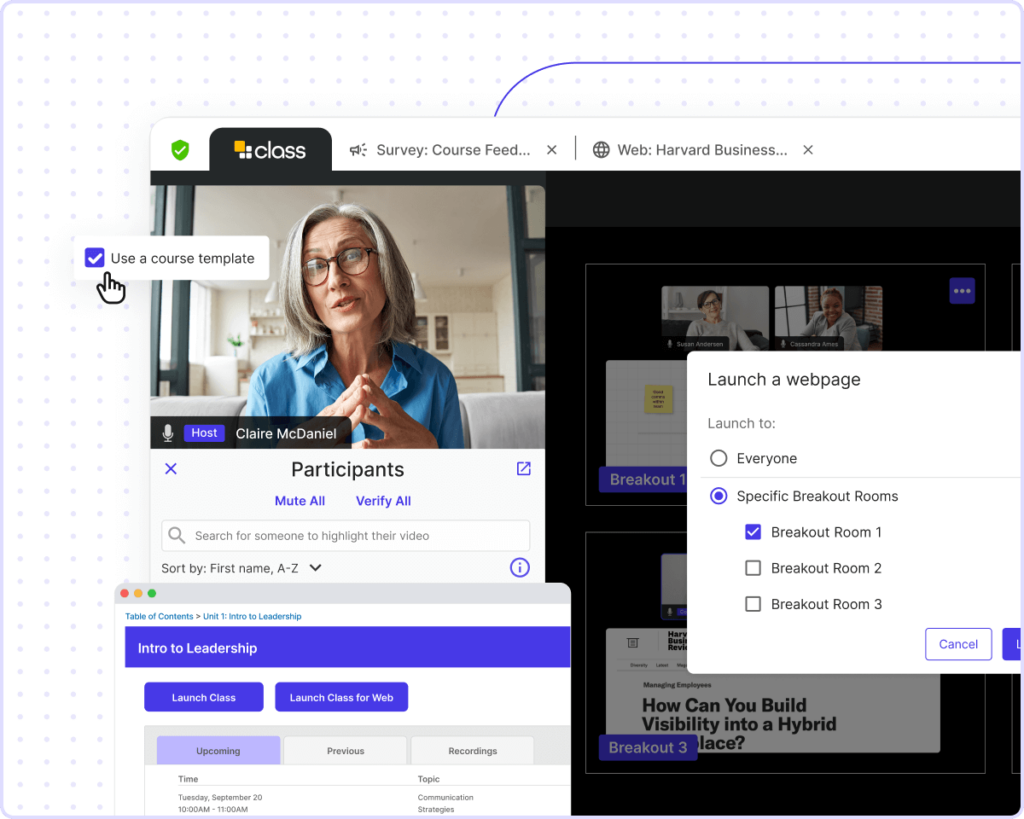 Government Virtual eLearning Platform | Class