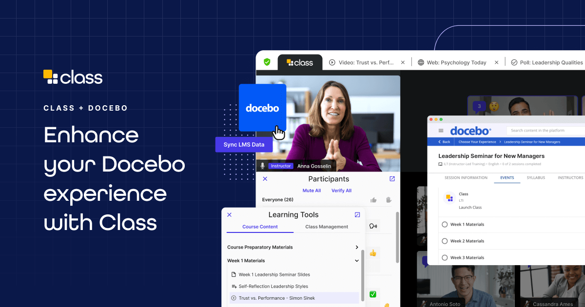 Docebo Enhanced LMS Integration With Class | Class