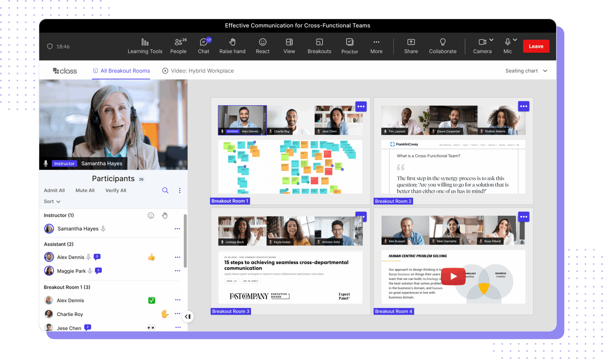 Workforce Development Virtual Training Platform | Class